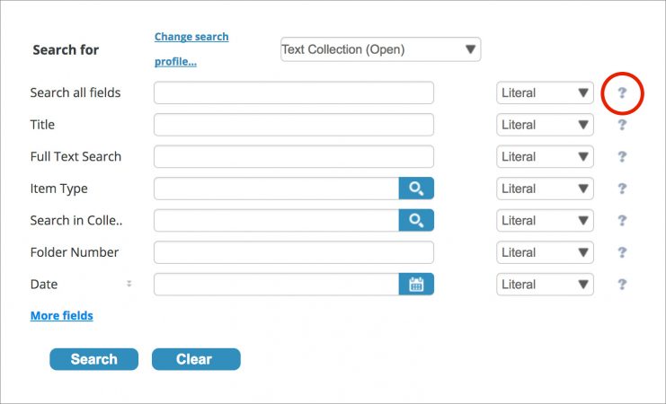 How to Search the Text Collection | JDC Archives