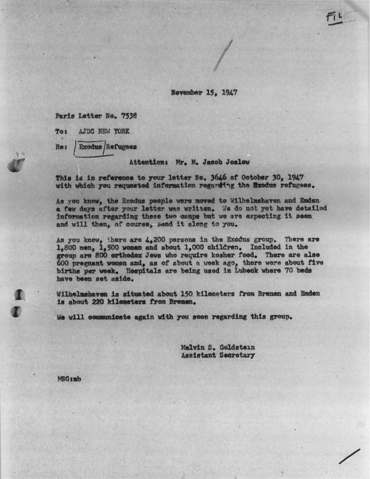 The Odyssey of the S.S. Exodus | JDC Archives